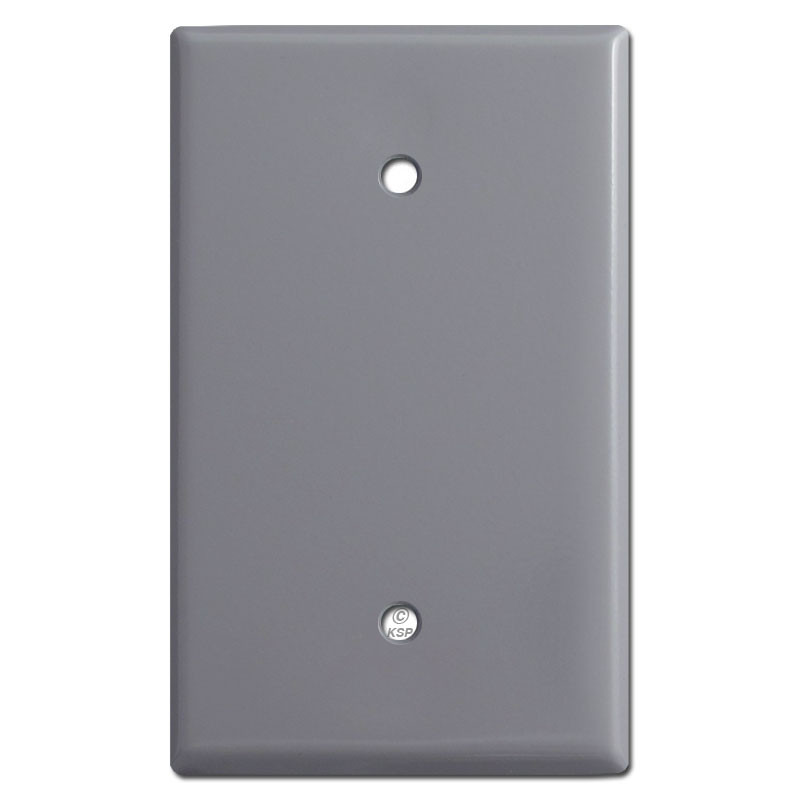 Gray Oversized Light Switch Covers - Jumbo Wall Plates Made in USA