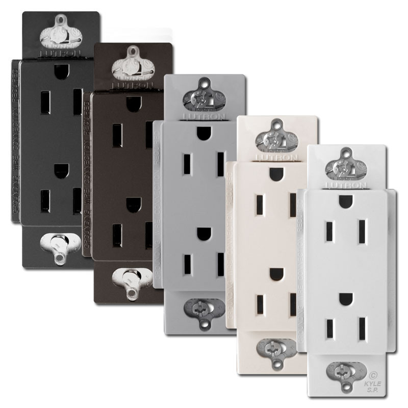 Decora Outlets & Block Receptacles - 15A/20A Modern Plugs