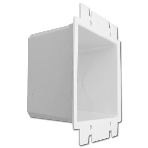2-Gang Electrical Box Extender Raises Recessed Outlet