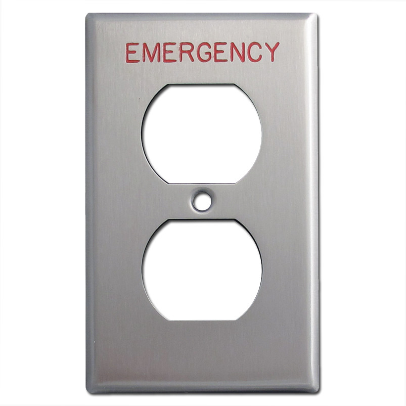 Emergency Switch Plate, Red Gas & Oil Burner Cover, GFCI Outlet Plates