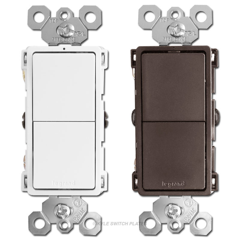 20A Illuminated Decora Rocker Light Switches Leviton 5631