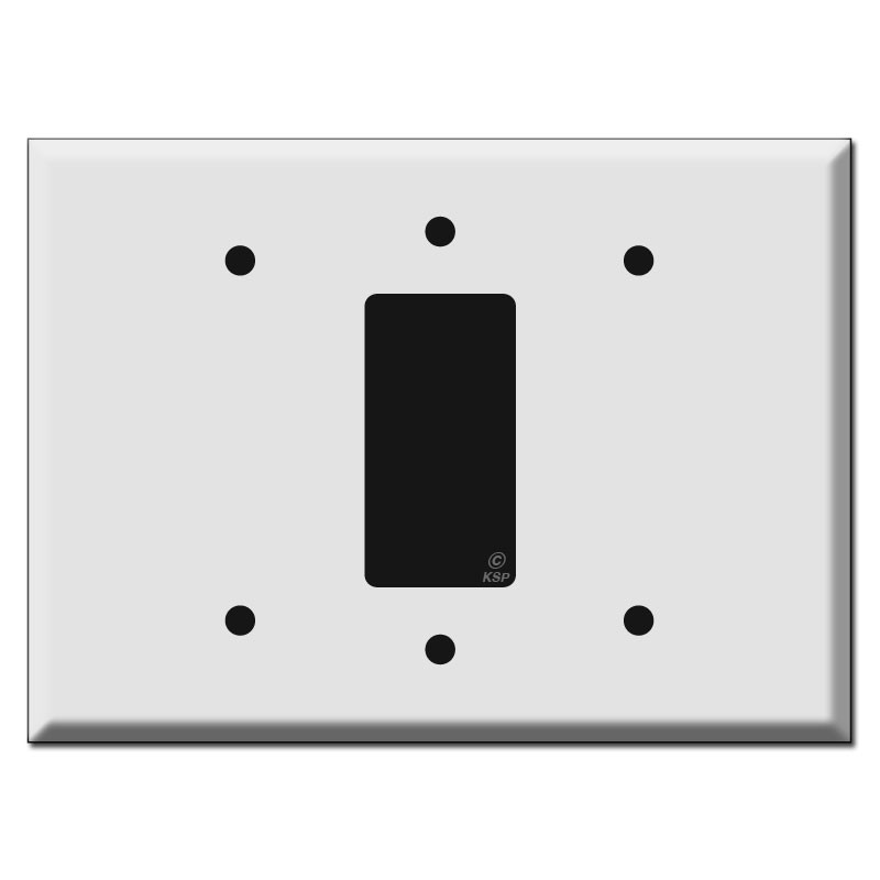 Ultra Large 7.5'' Oversized Decora Rocker Switch Wall Plates - USA Made