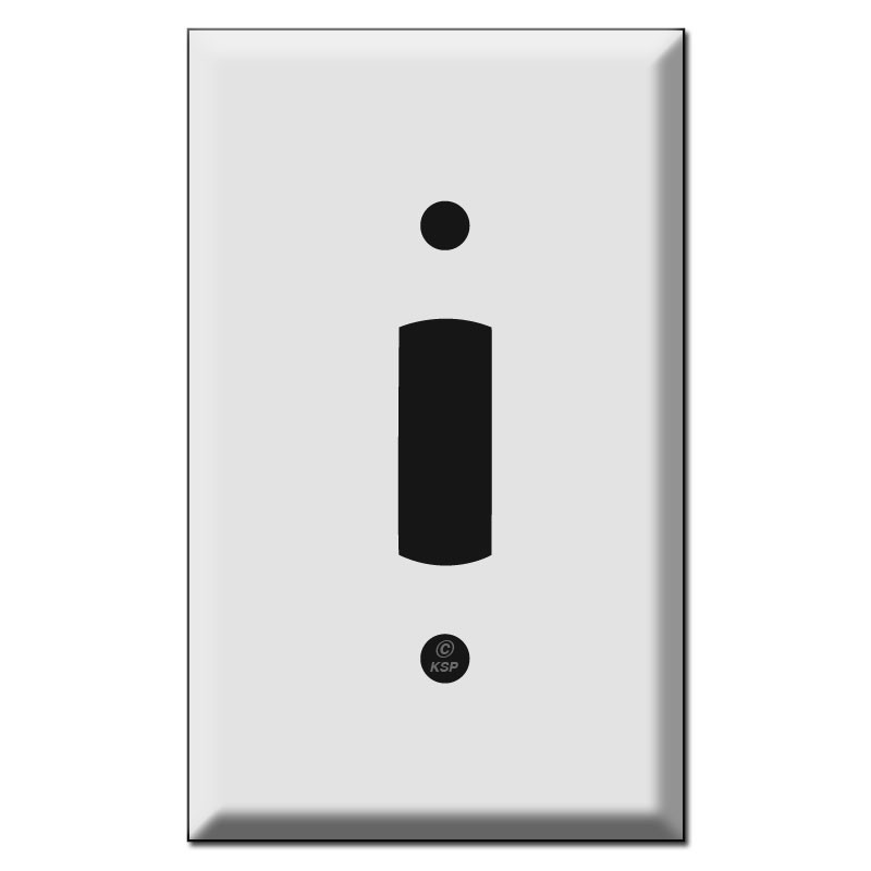 1 Fat Toggle Switch Plates for Vintage Wide Light Switches
