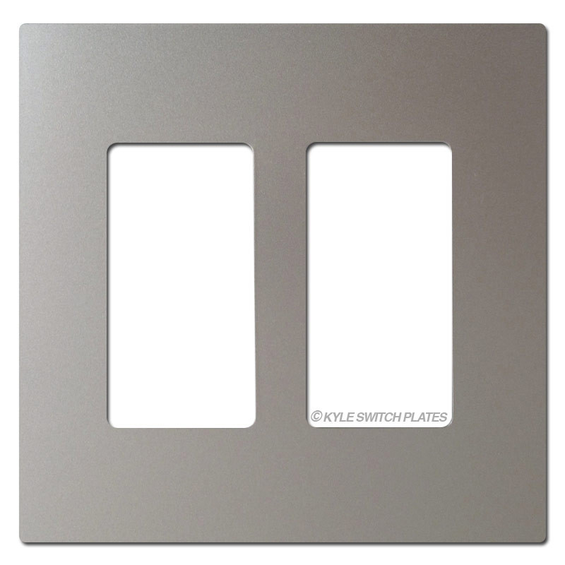 Nickel Plastic Light Switch Covers | Kyle Switch Plates