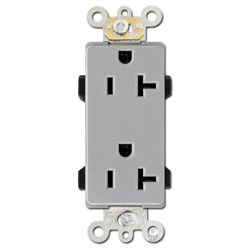 Leviton Gray 20A Locking Switches with Key - 1221