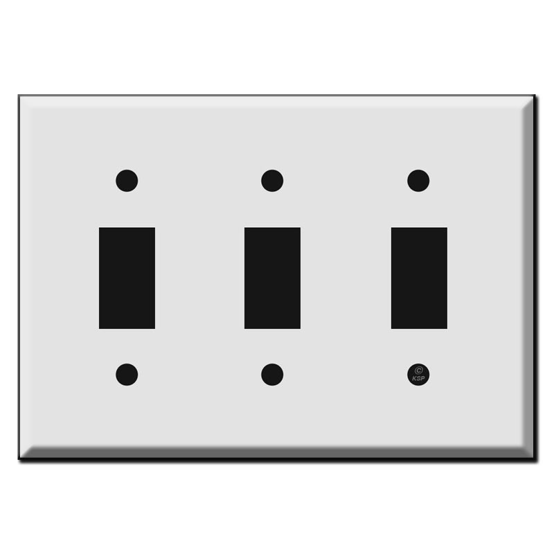 Honeywell Tap-lite 1-3/16'' Double Round Push Switch Wall Plate
