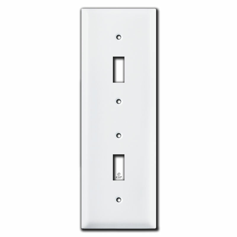 Stacked Toggle Switch + GFCI Outlet Covers | Kyle Switch Plates