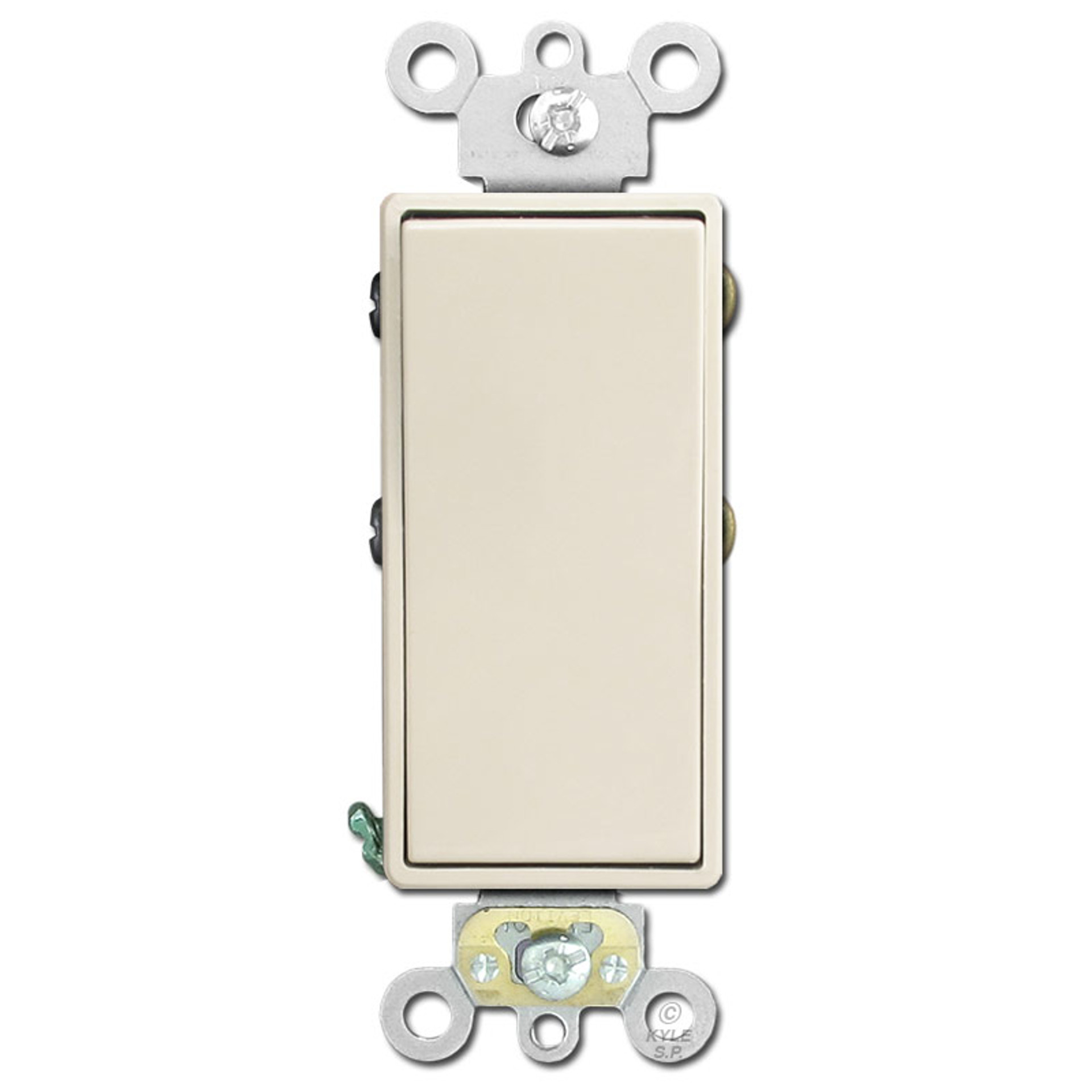 4-Way Decora Switch Leviton 20A AC Quiet - Light Almond