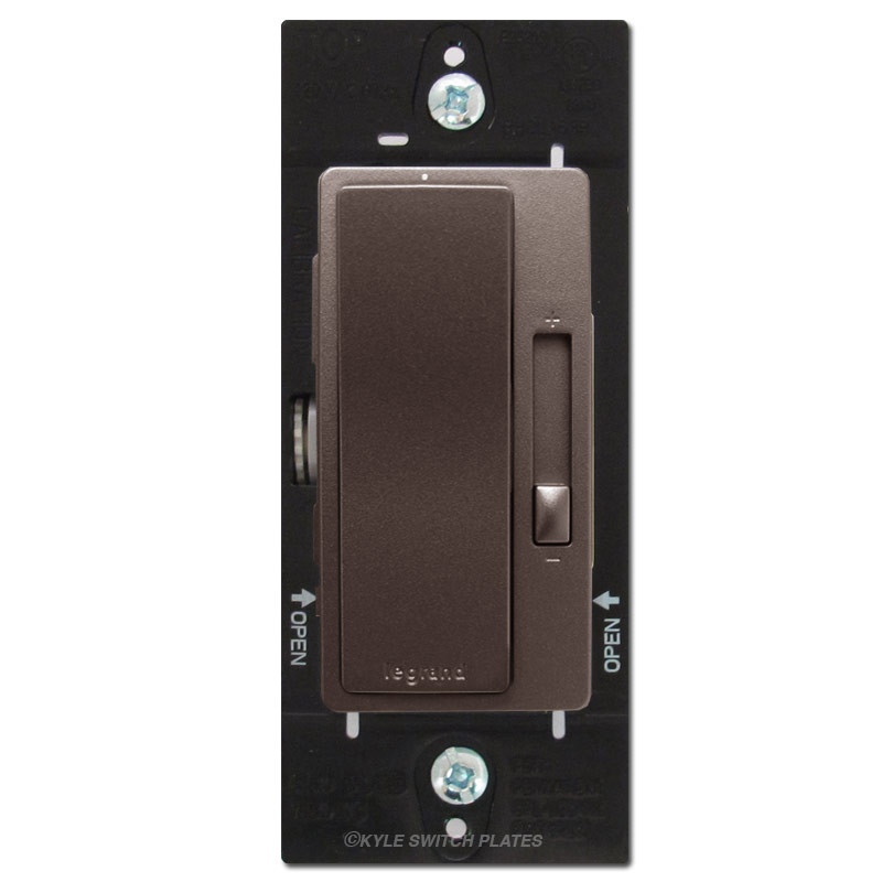 Dark Bronze Fan Speed Control Switch - S/P or 3-Way Legrand