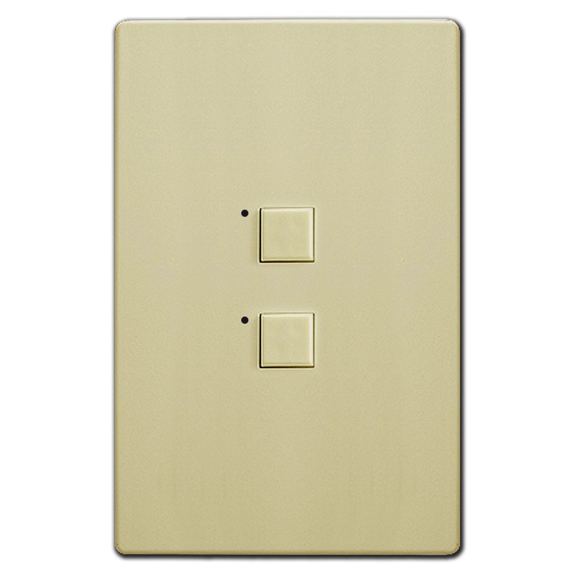 Touchplate Mystique Low Voltage 2 Switch Led Control Ivory