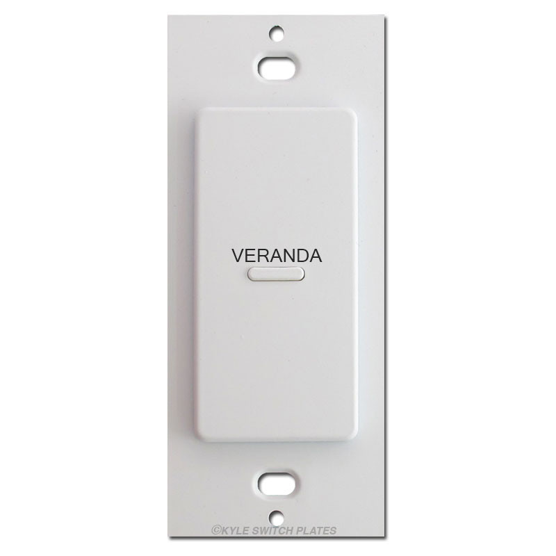 Switch Plate Labels & Engraved Name Tags Identify Light Switches