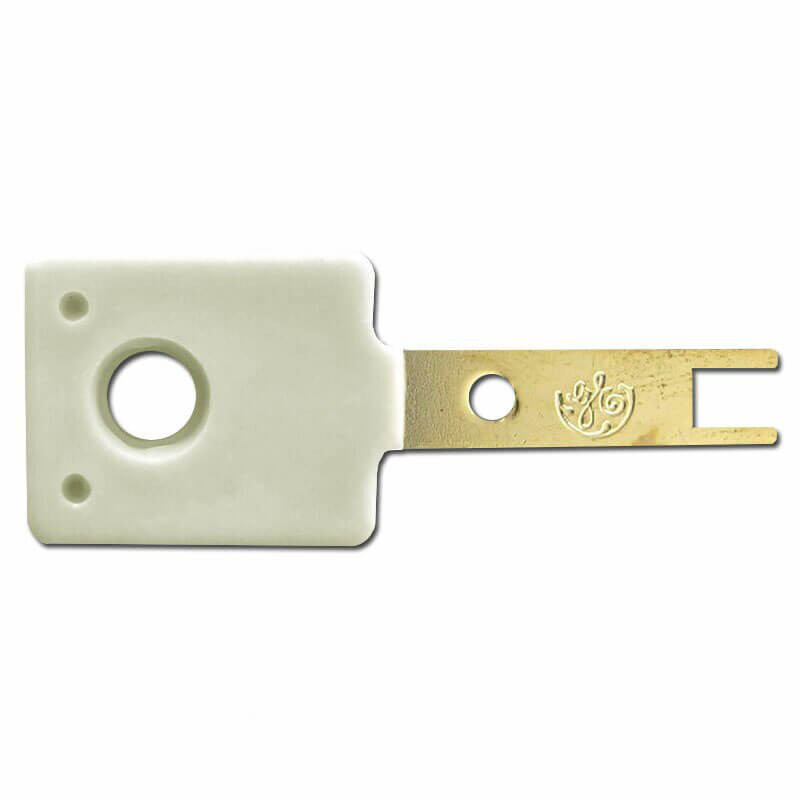 GE Low Voltage Key Locking Momentary Switch RS232K - Ivory