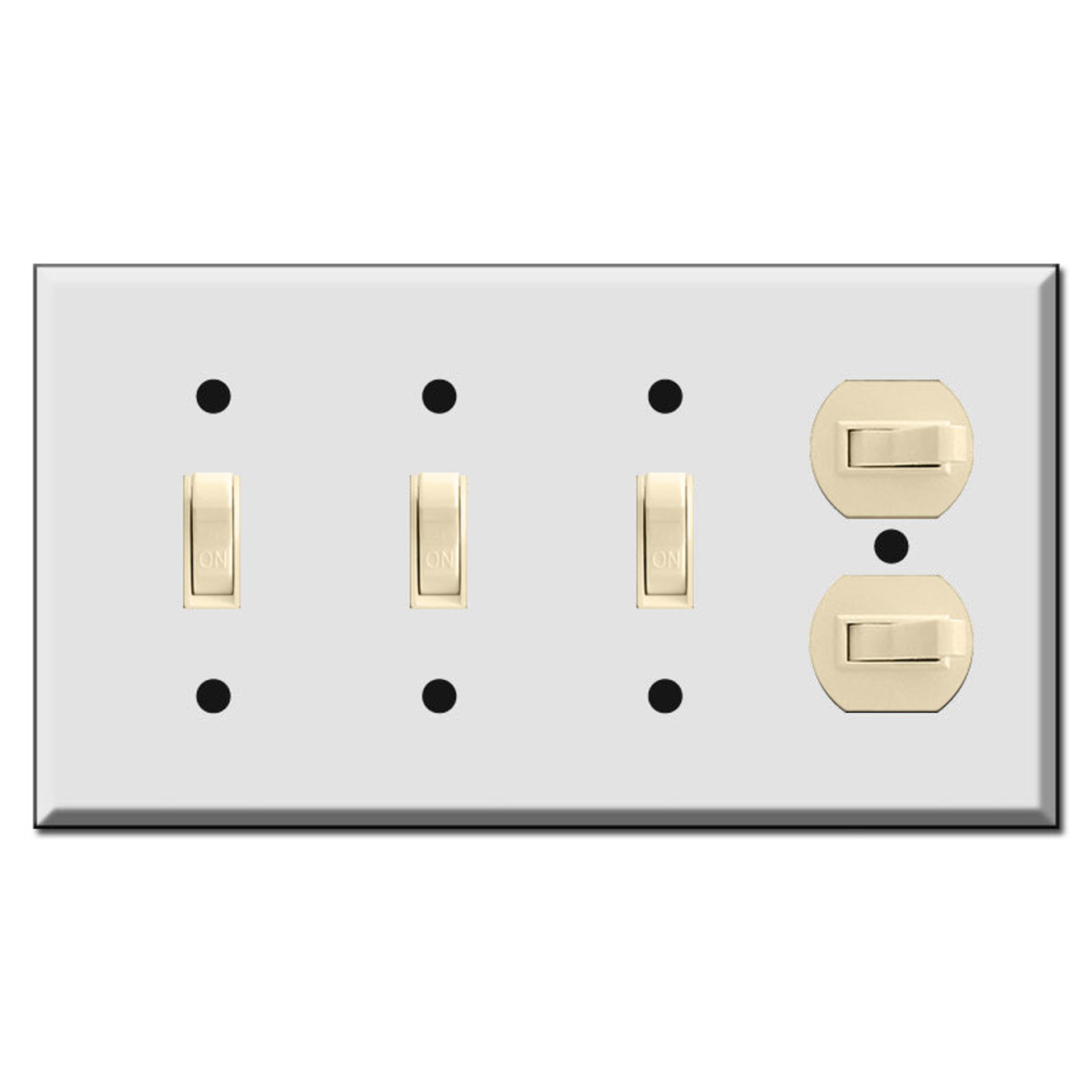 4 Gang Wall Plates Kyle Switch Plates