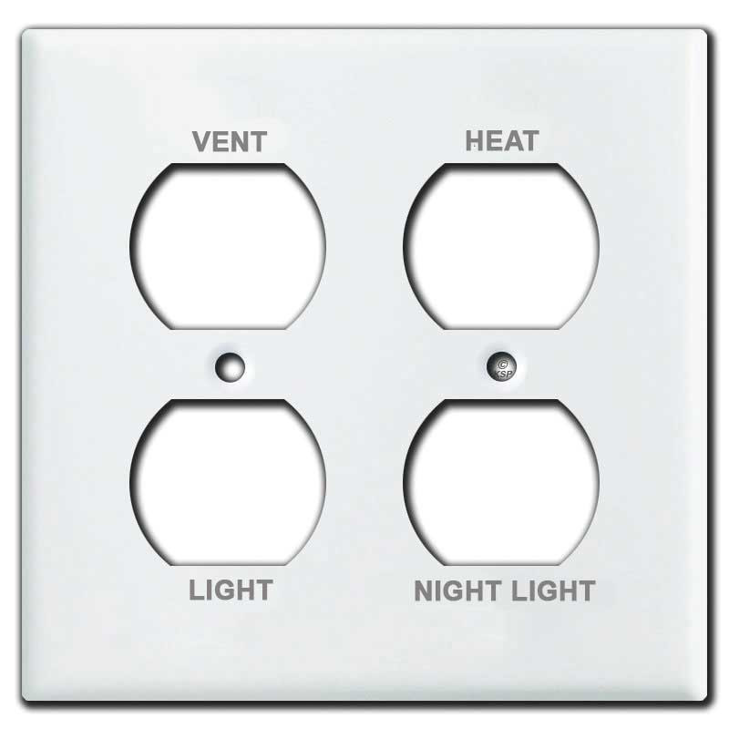 Horizontal Flip Toggle Light Switch Wall Plates