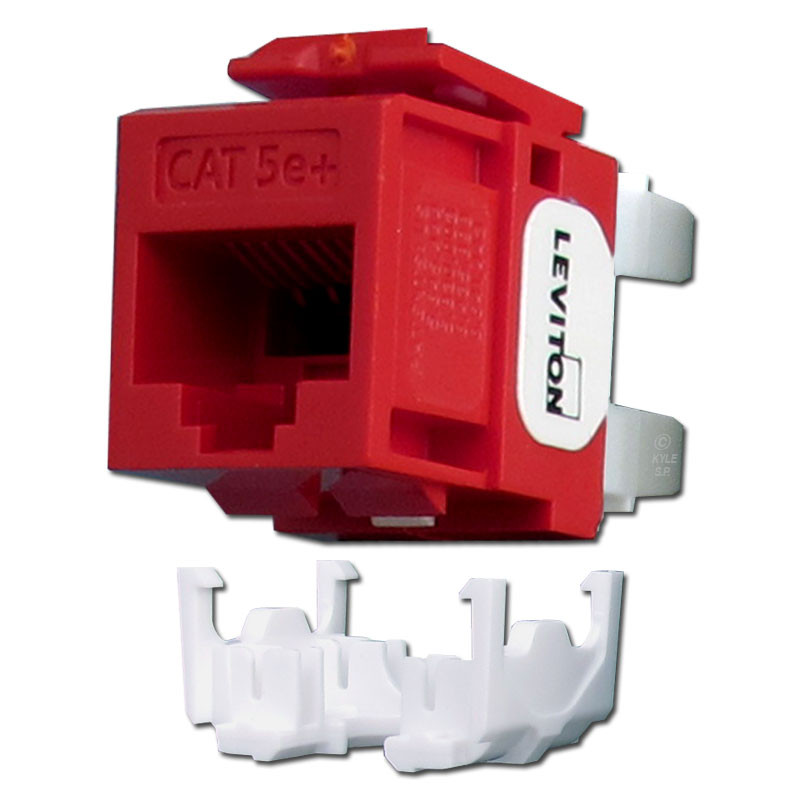 Leviton Gray GigaMax 5e+ Ethernet Jack | Kyle Switch Plates