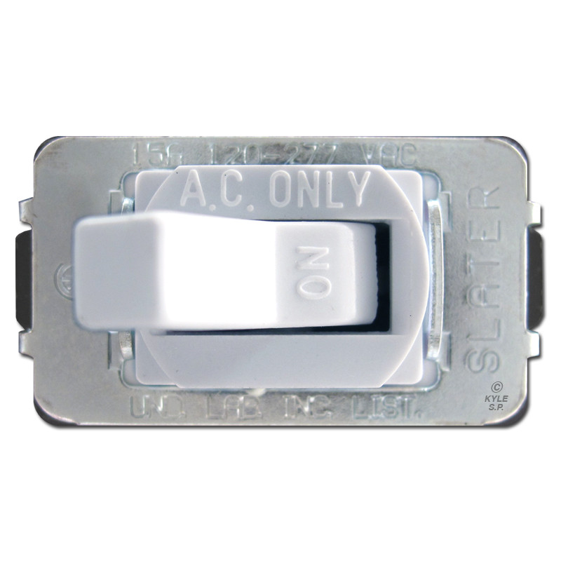 Stacked 3 Toggle Switch Set 3-Way S/P S/P White 15A Despard