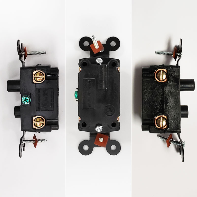 Four Way Push Button Light Switch - Antique Reproduction