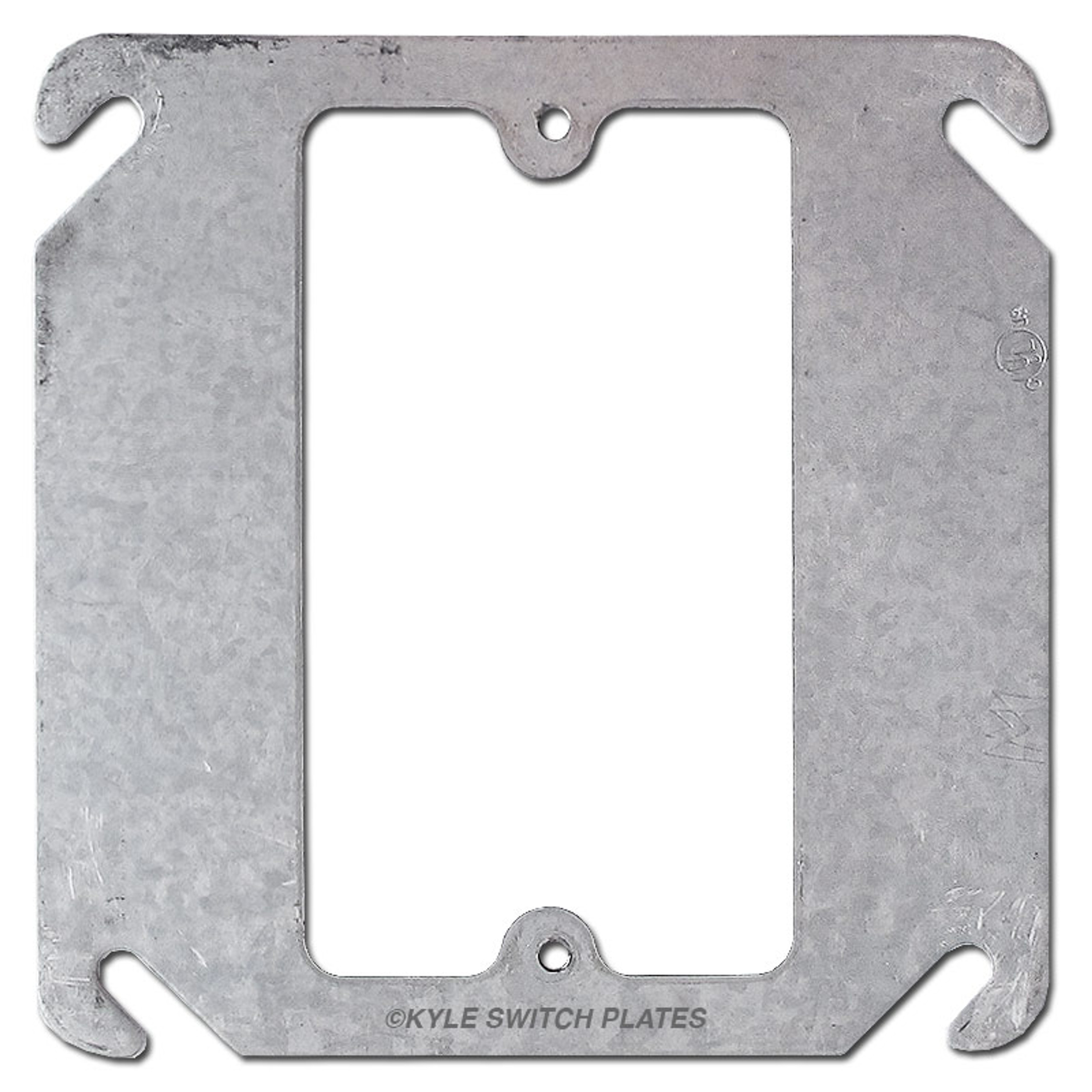 Double Gang Single Toggle Centered Switch Plate Cover