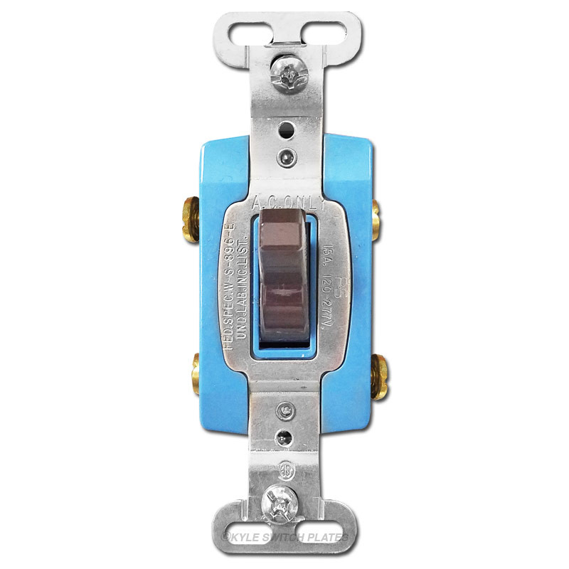 Brown 3 Way 15 Amp Toggle Switch | Kyle Switch Plates