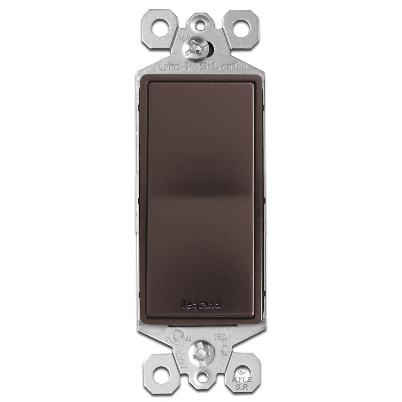 Brown Double Decora Switch | Kyle Switch Plates