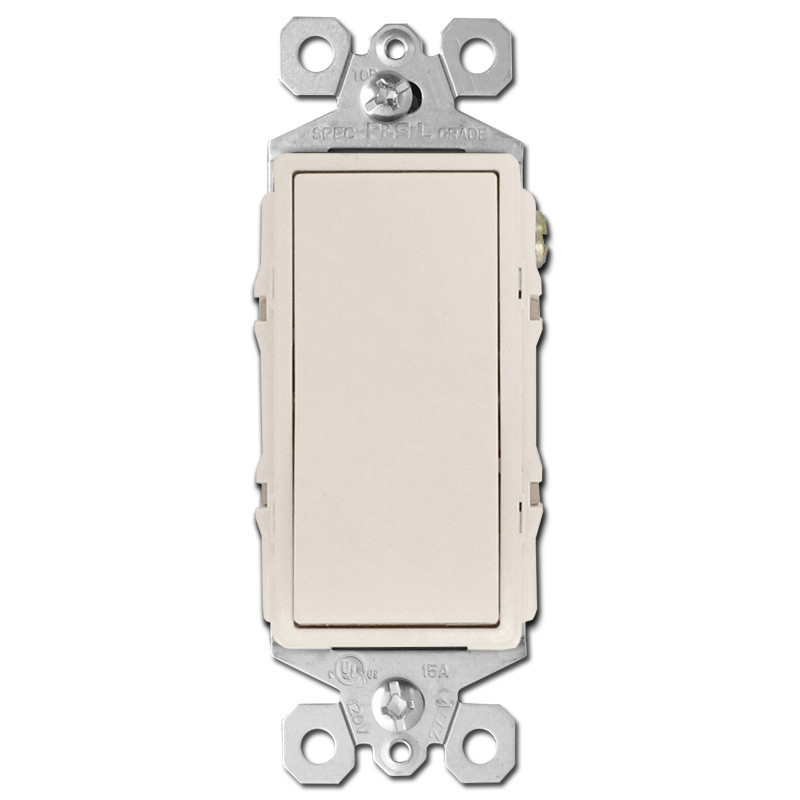 Light Almond 4 Way Rocker Switches | Kyle Switch Plates