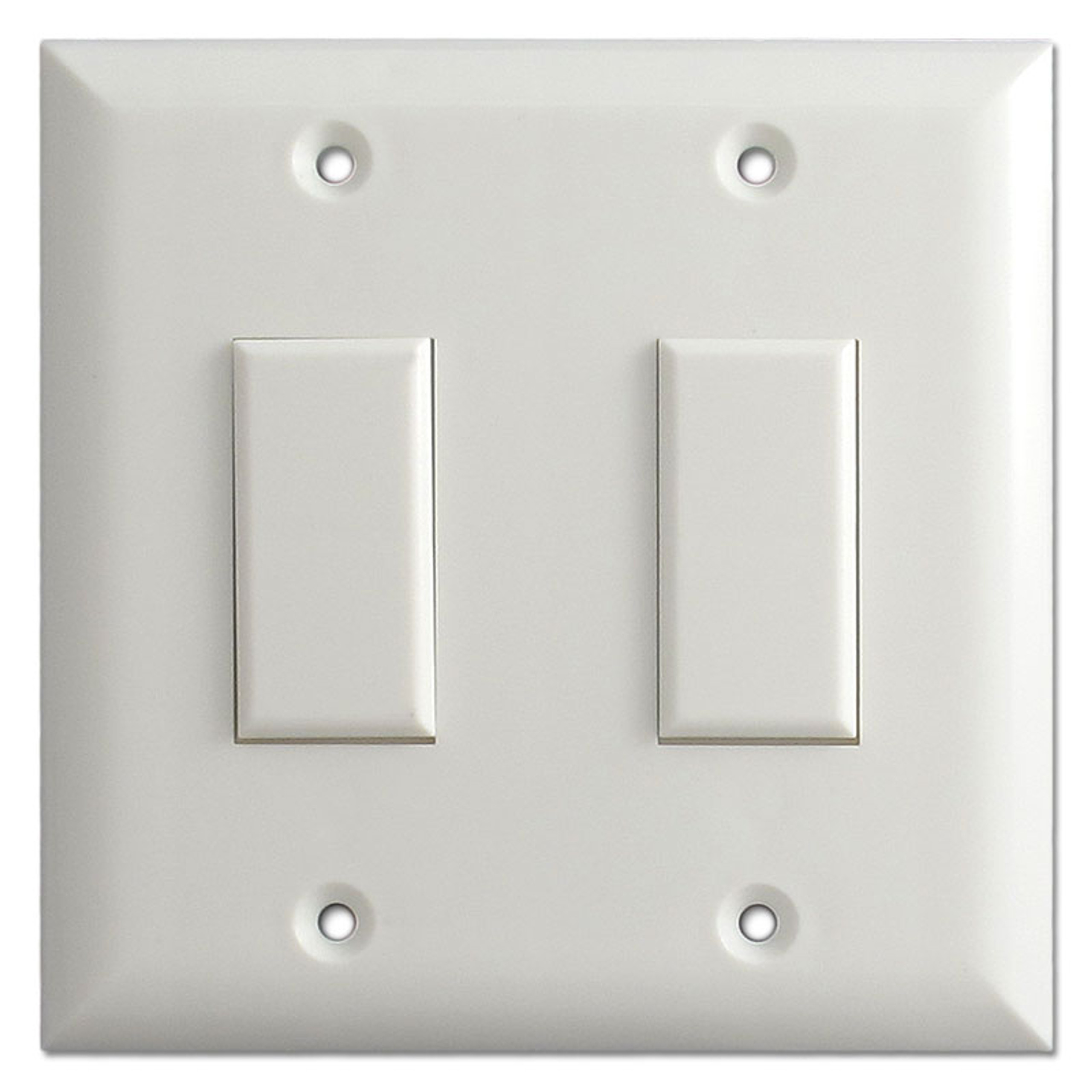 Touch Plate Switches 5000 Low Voltage 2 Button Control White
