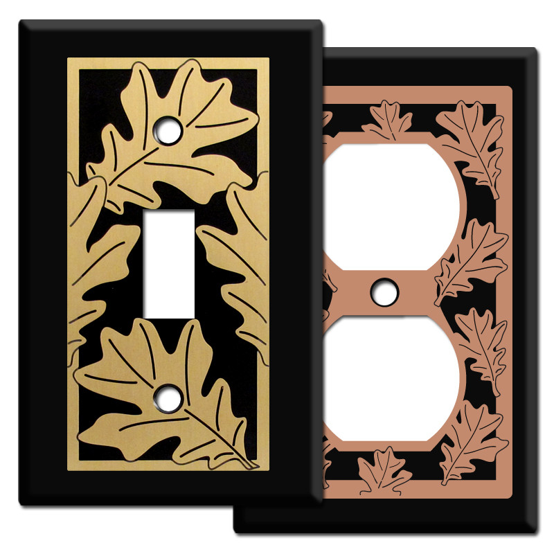 Kokopelli Light Switch Wall Plates in Black - Kyle Design