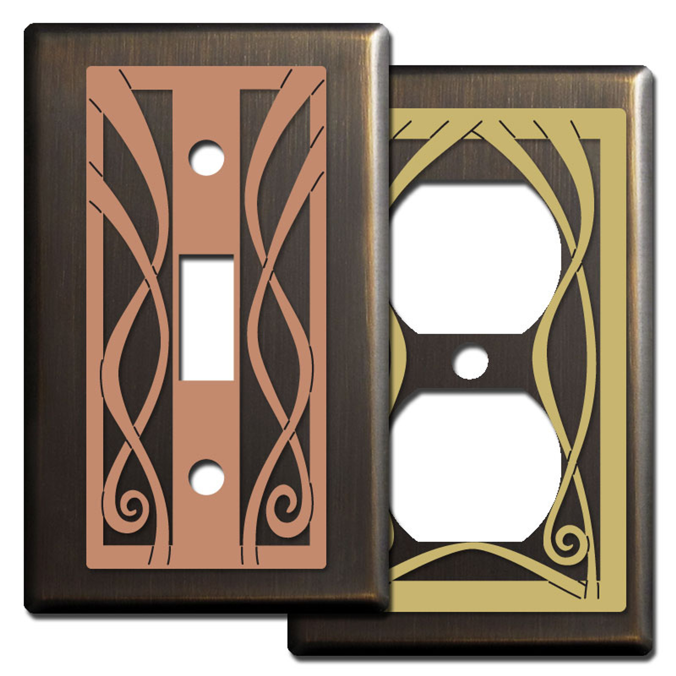 Ribbons Decorative Light Switch Covers at Kyle Switch Plates