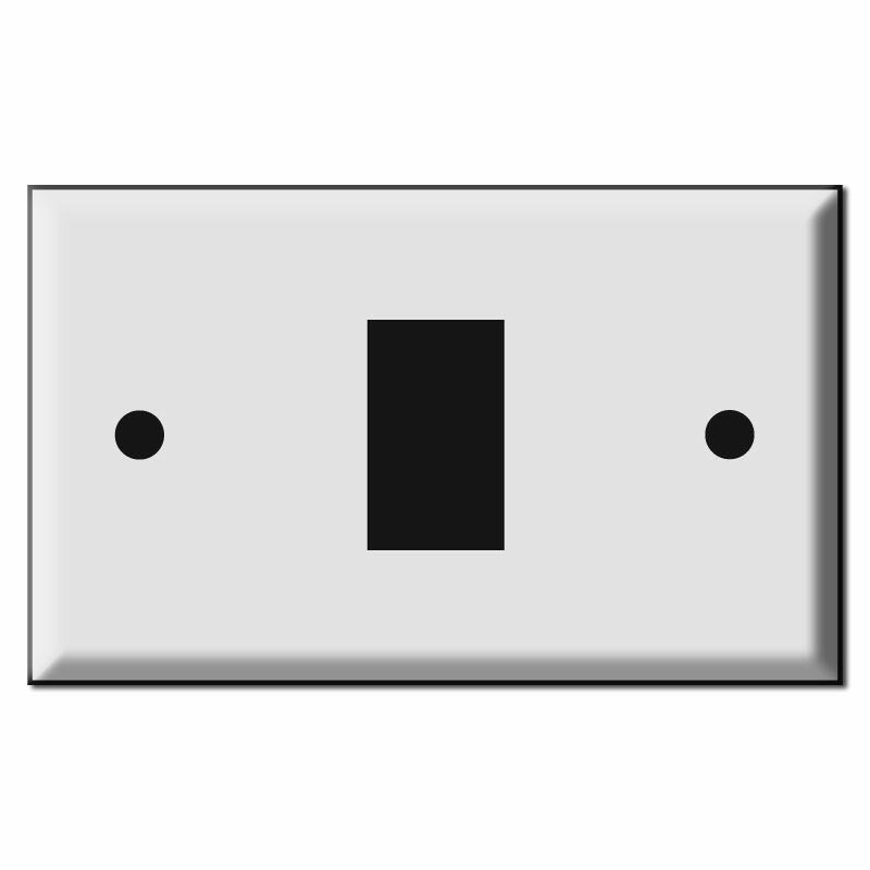 New Style Horizontal One Snap In Device GE Low Voltage Switch Plates