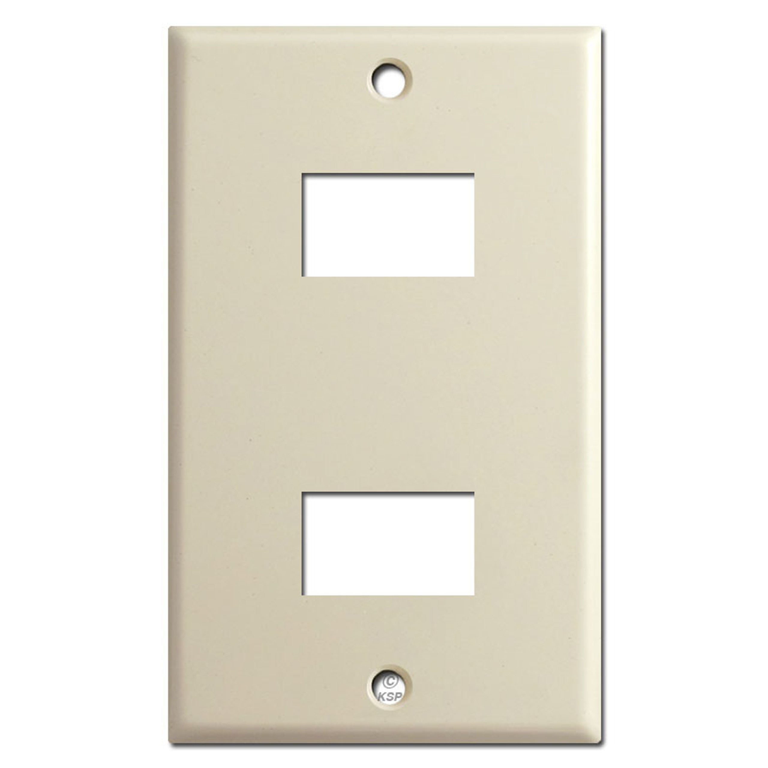 Old Style Two Ge Low Voltage Switch Plate Covers Ivory