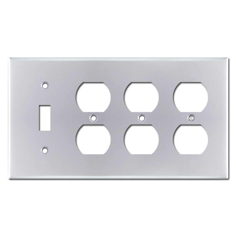 Short Engraved Light Switch Wall Plate Name Tags - Adhesive Back