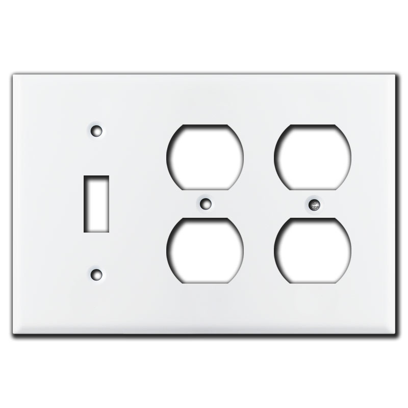 Combo 3 Gang 5 Vertical & Horizontal Toggle Light Switch Plates