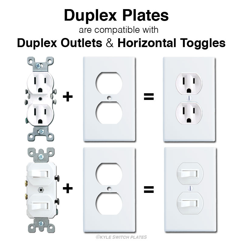Combo 3 Gang 5 Vertical & Horizontal Toggle Light Switch Plates