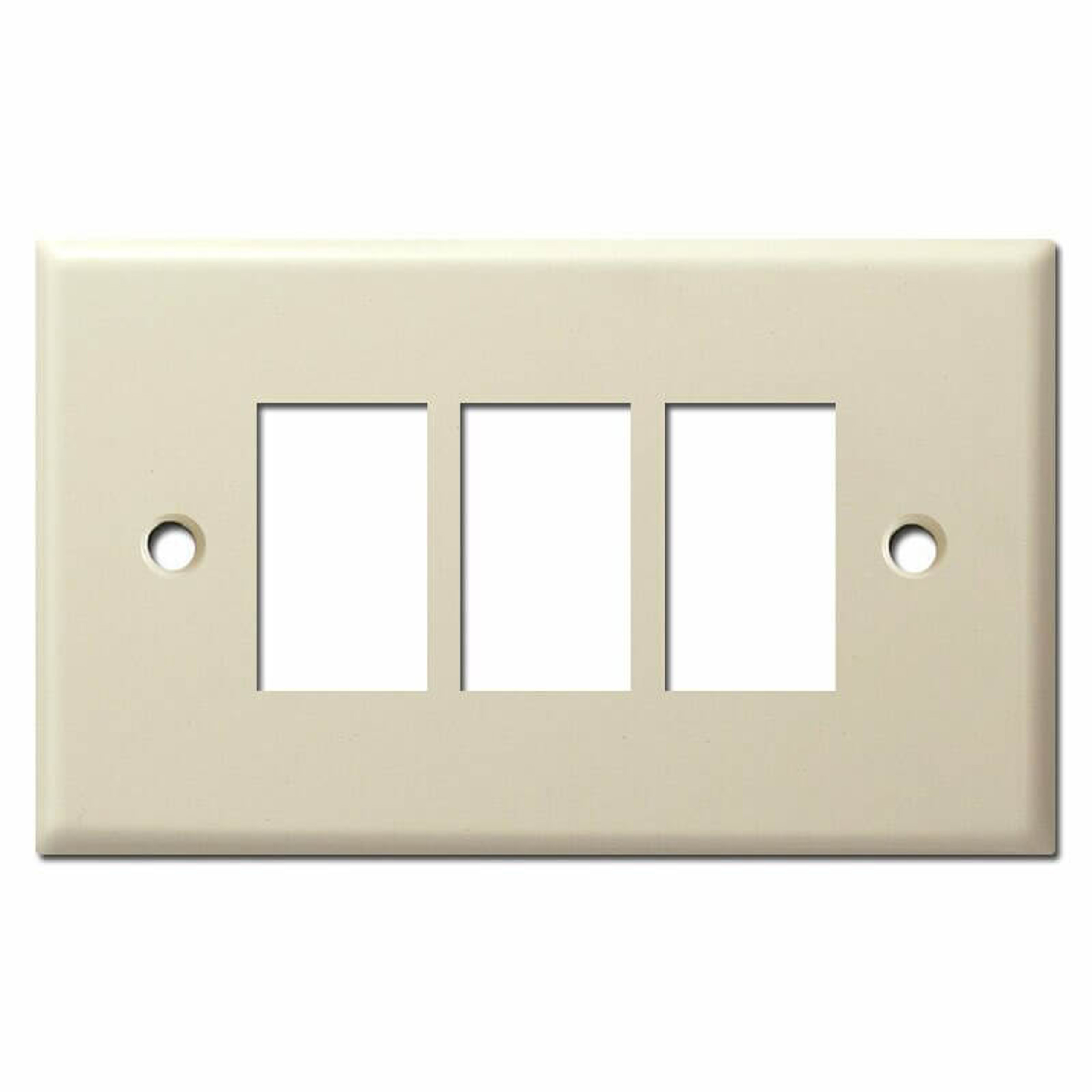 Old Style Two Ge Low Voltage Switch Plate Covers Ivory