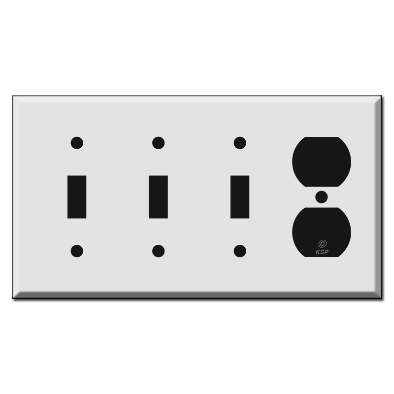 4 Gang Wall Plates | Kyle Switch Plates