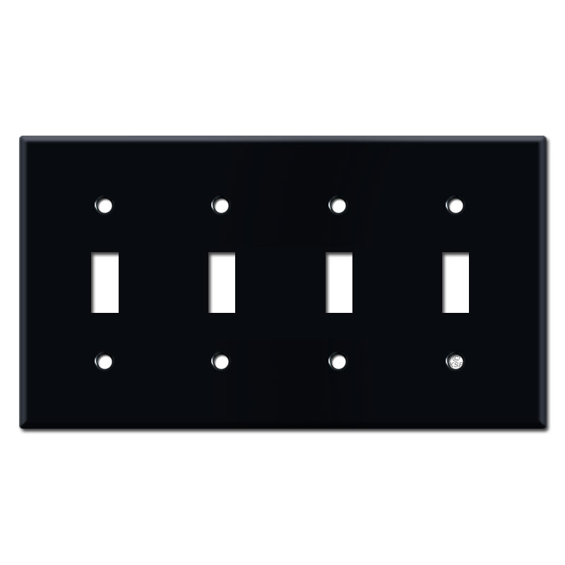 Black Toggle Switch Plates
