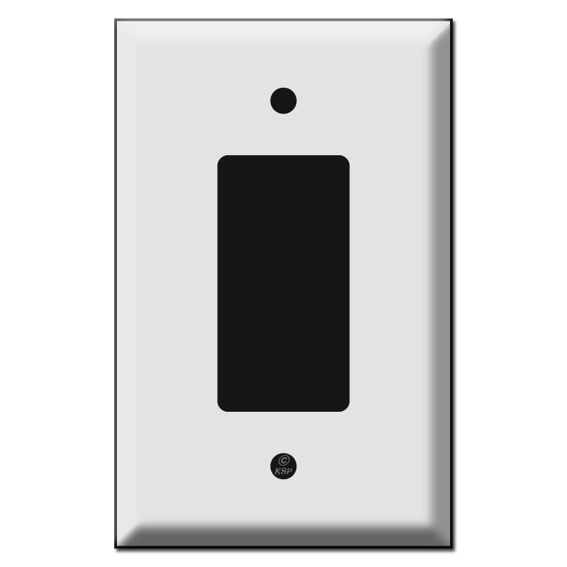 Decora Rocker to Toggle Switch Adapter Insert for Wall Plate
