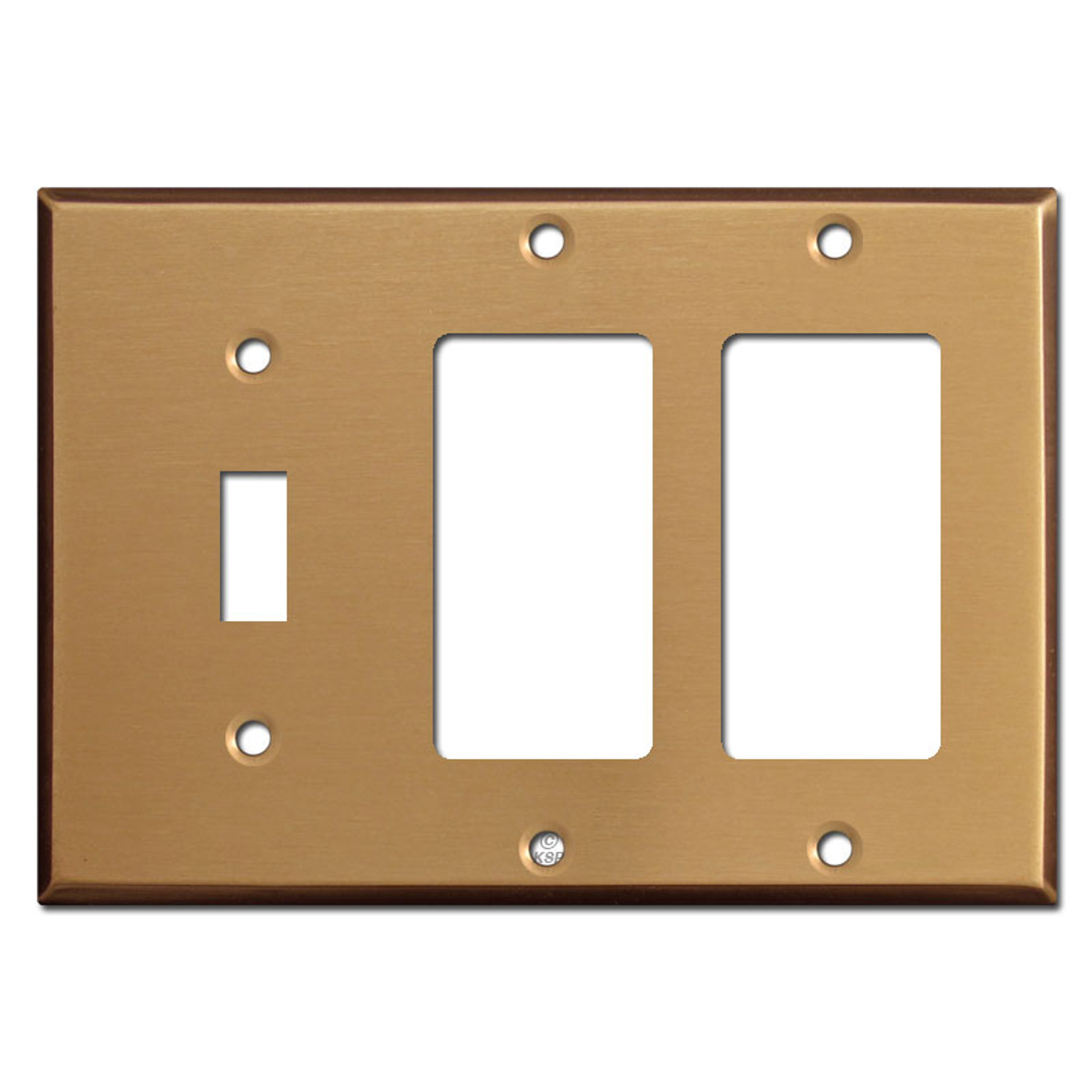 Duplex Receptacle Wallplates Satin Bronze Kyle Switch Plates