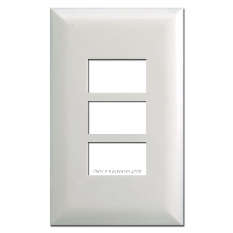 Almond Touch Plate 1 Button 5000 Series Low Volt Switchplates