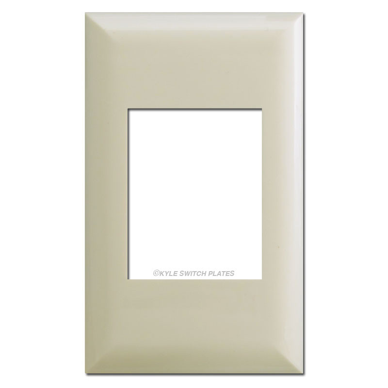 Touch Plate Classic Series One Gang Switch Plates - Almond