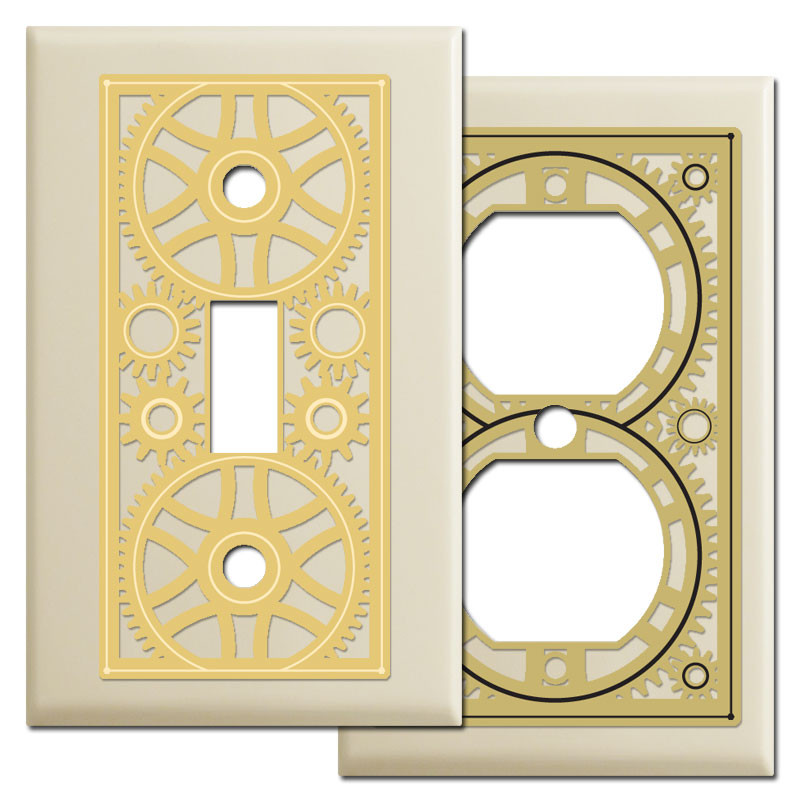Mechanical Age Light Switch & Outlet Covers - Kyle Design