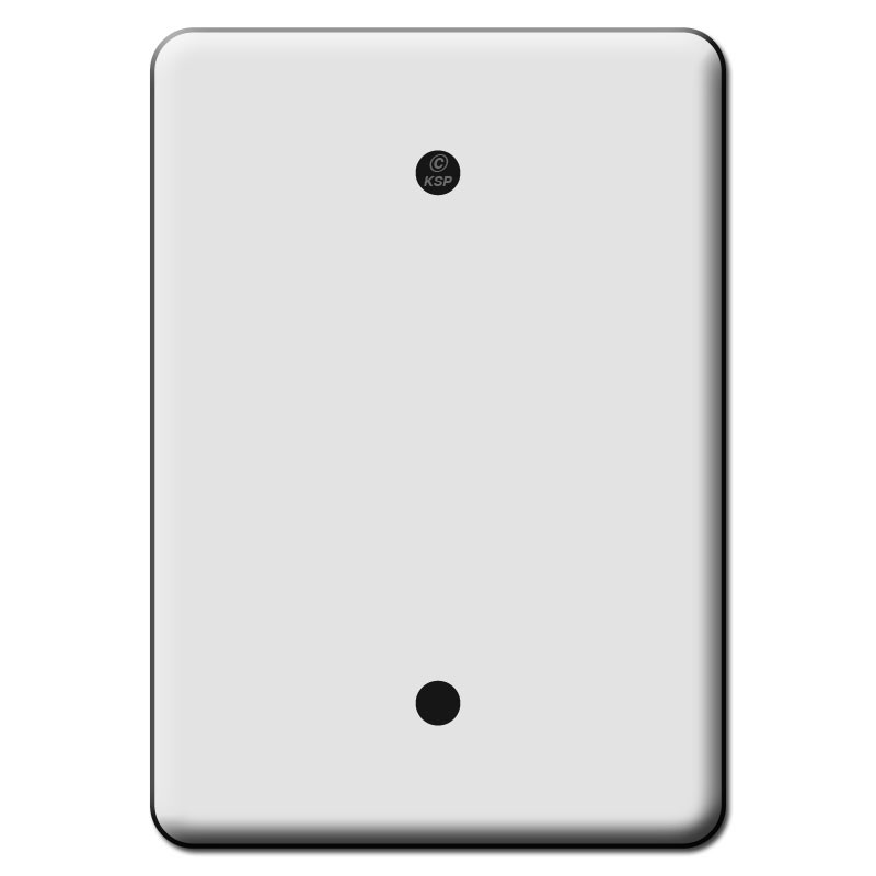 Curved Corner Light Switchplates with Smooth, Rounded Outlet Covers
