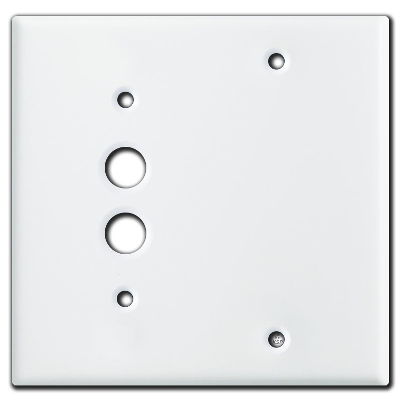 Blank Rocker Blank Wall Switchplate Cover - White | Kyle Switch Plates