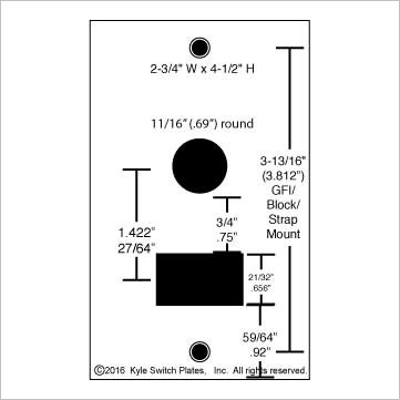 GE Low Voltage 9-Position Master Selector Switch Plate