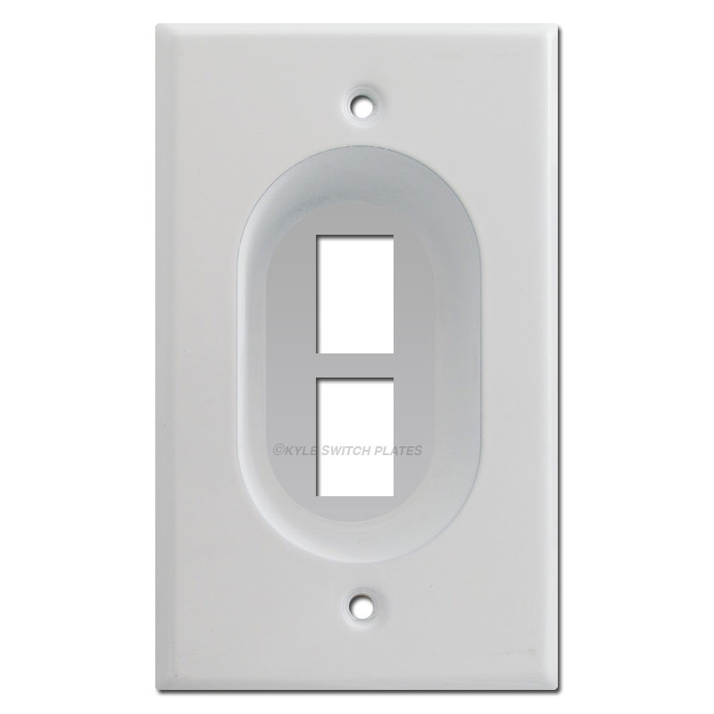 Recessed Wall Switch Plates, Inset Outlet Plug Covers