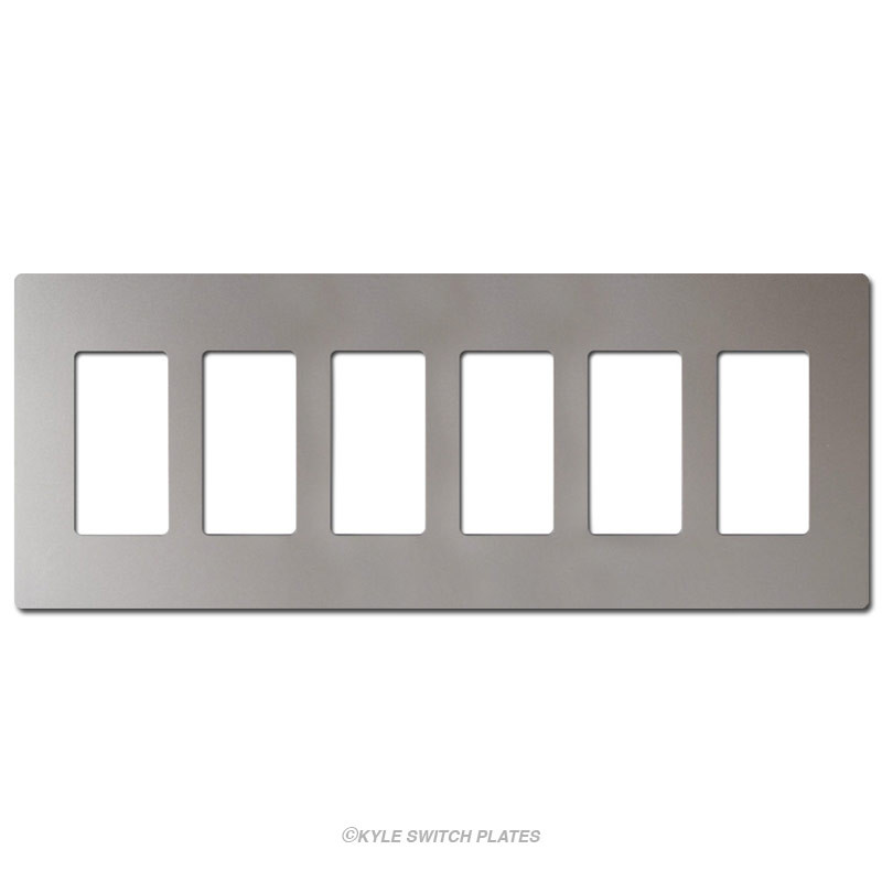 Nickel Plastic Light Switch Covers | Kyle Switch Plates