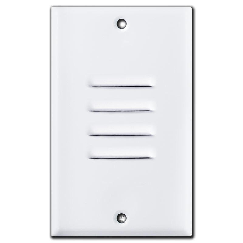 Step Light Switch Plate - Vertical Louver for LED Fixture