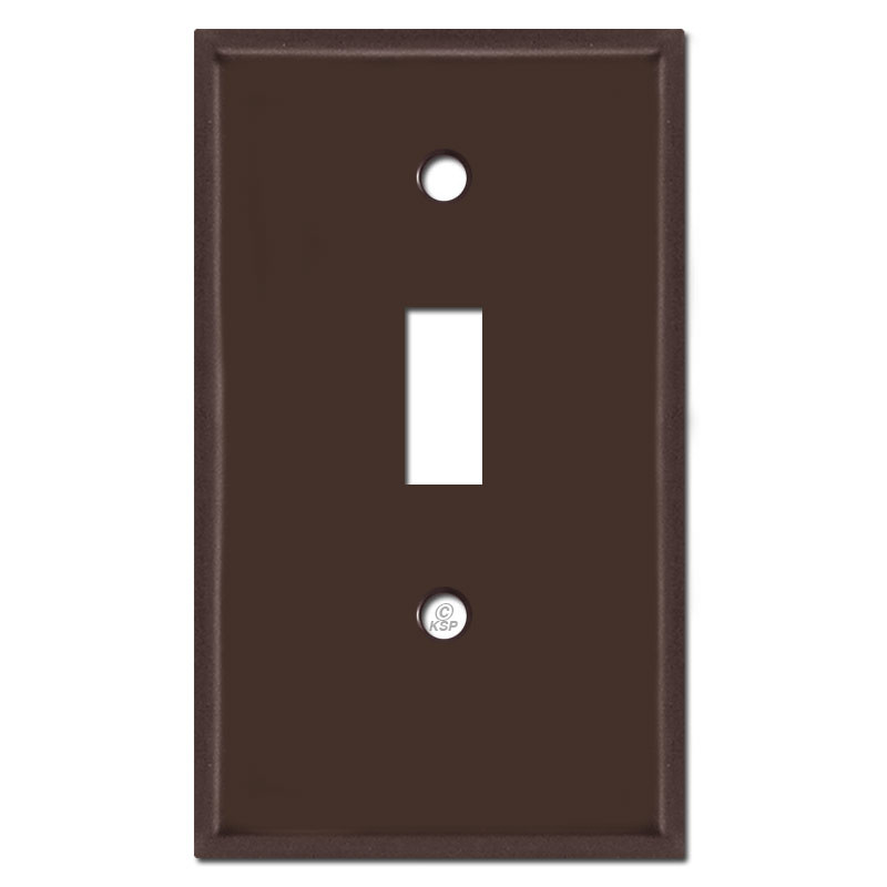 Two Cats Light Switchplates in Brown - Kyle Design