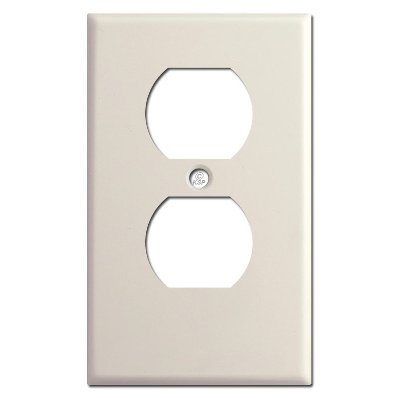 Light Almond Receptacle Wall Plates