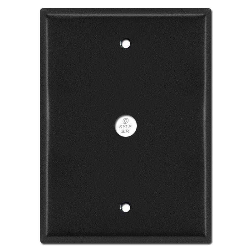 6.4'' NuTone Wall Box Cover with Door Bell Hole - 5.25'' Screws